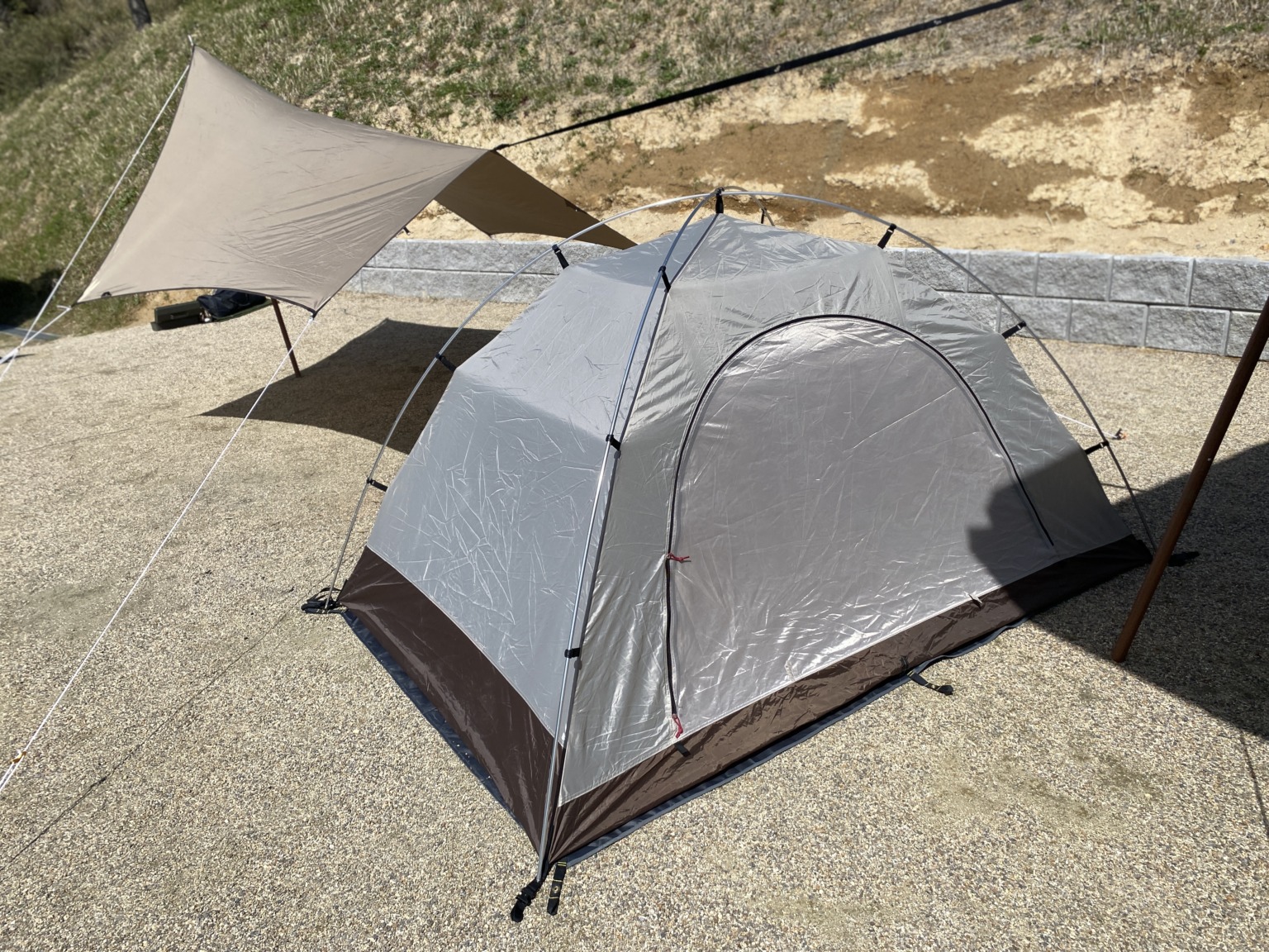 【サイズぴったり】オガワ ステイシーST -2のグランドシート代用はこれ！ | マコログ